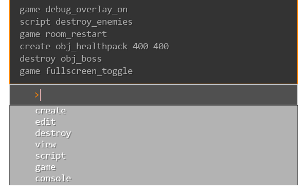 GameMaker Developer Console Made By Dave
